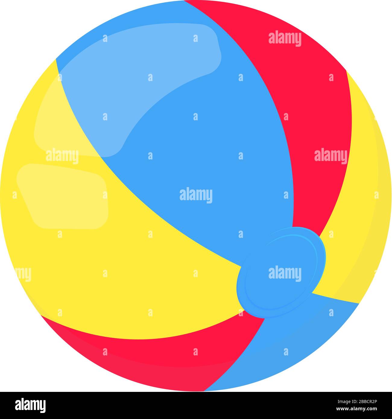 Beach ball flat style design vector illustration icon sign isolated on ...