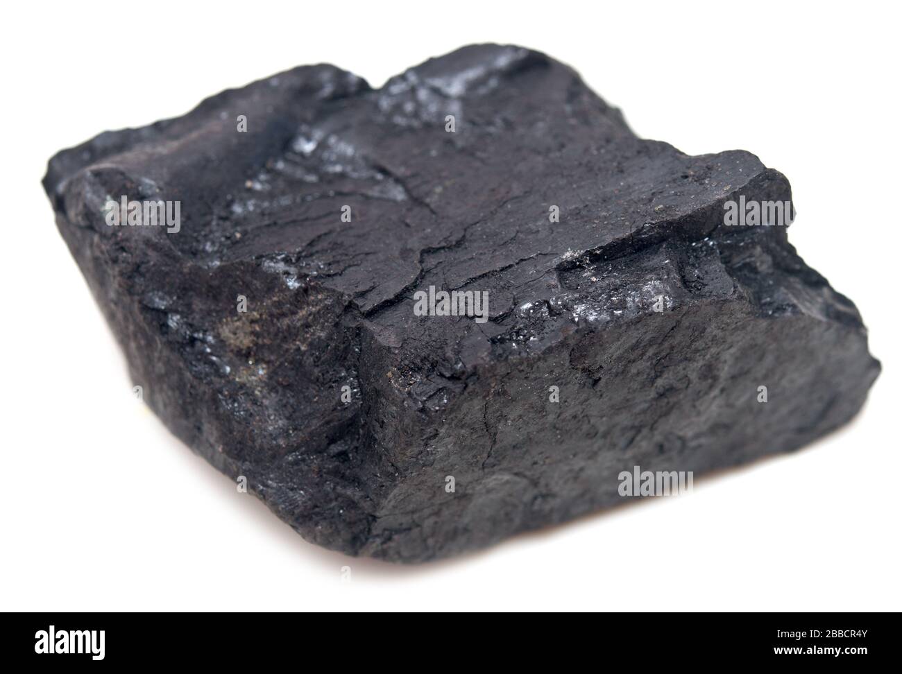 Coal isolated on white background Stock Photo - Alamy