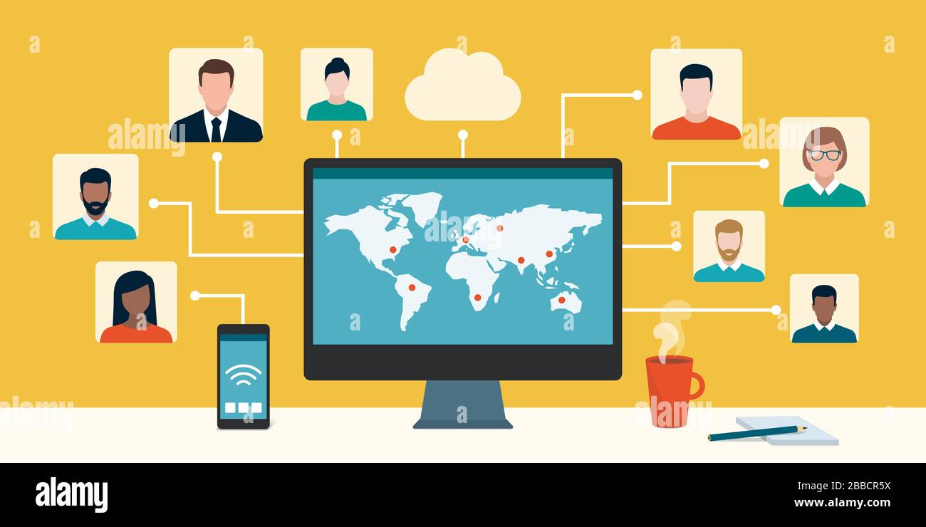 Professional workers and freelancers from all over the world connecting ...