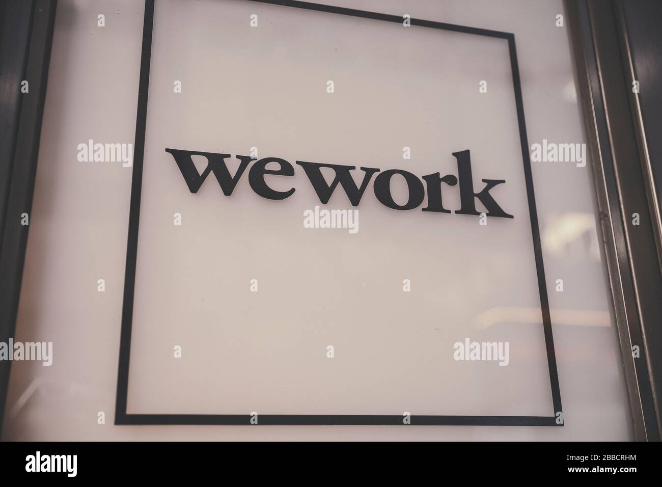 Wework office logo hi-res stock photography and images - Alamy