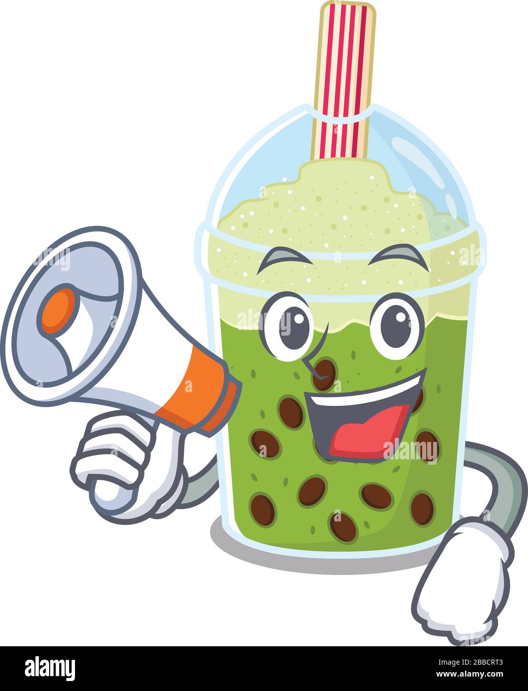 Matcha Bubble Tea Cut Out Stock Images & Pictures - Alamy