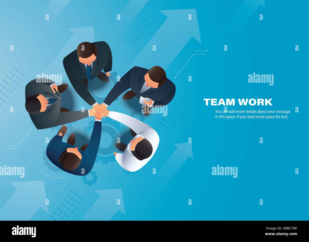 business people putting their hands together , team work background ...