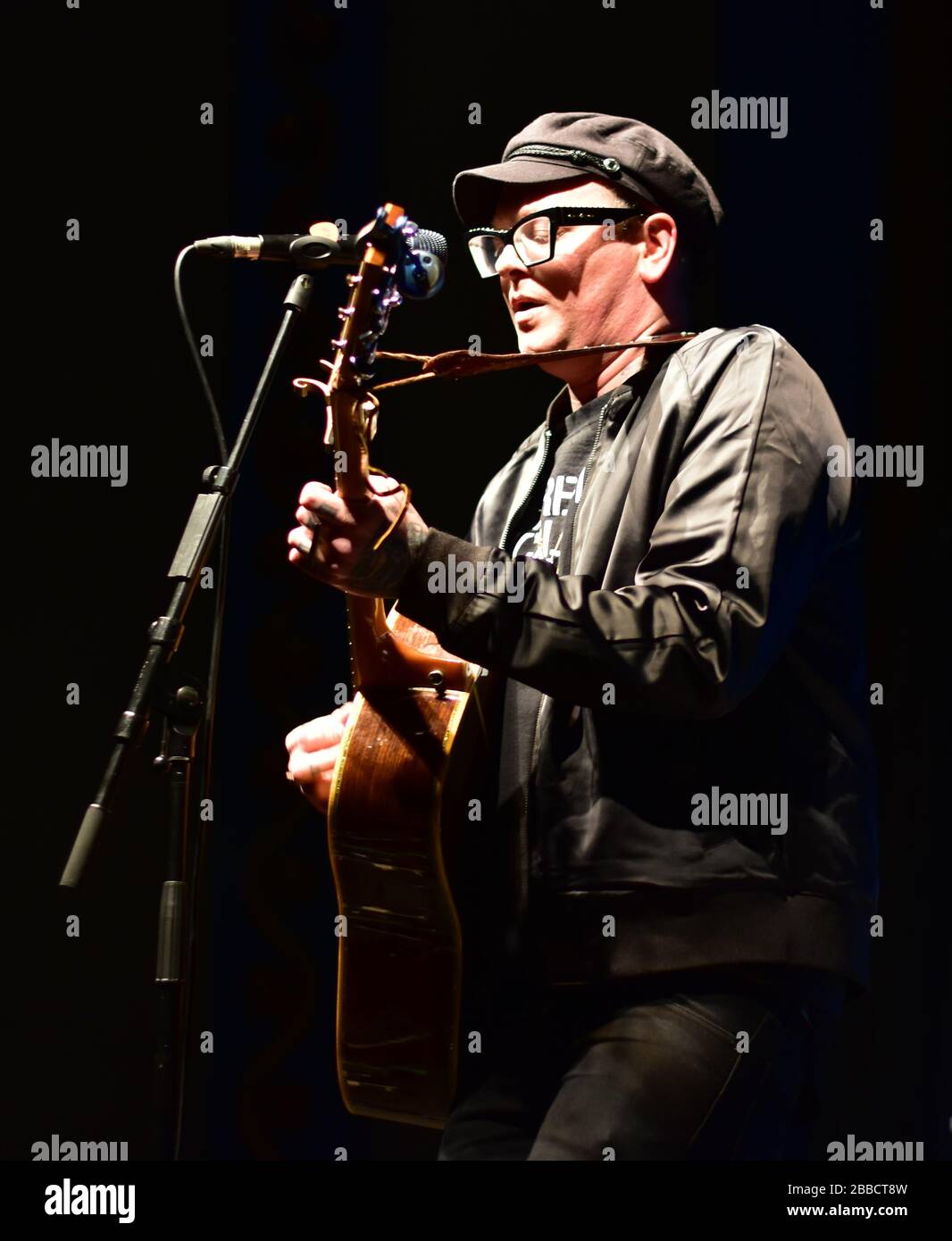 Singer and songwriter Micah Schnabel in performance at The Forum, Bath ...