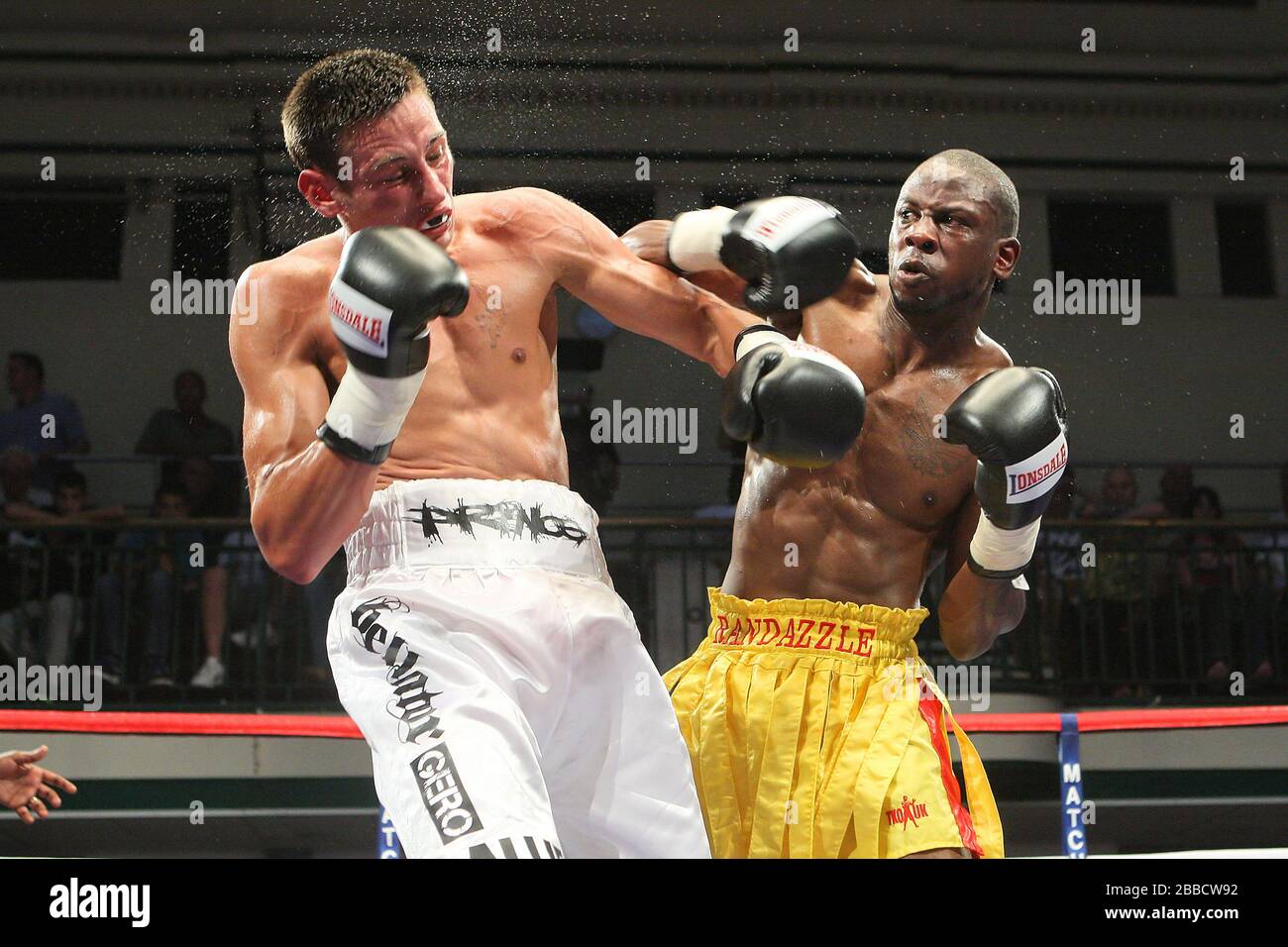 Prince Arron (white shorts) defeats Tony Randell in a Light ...