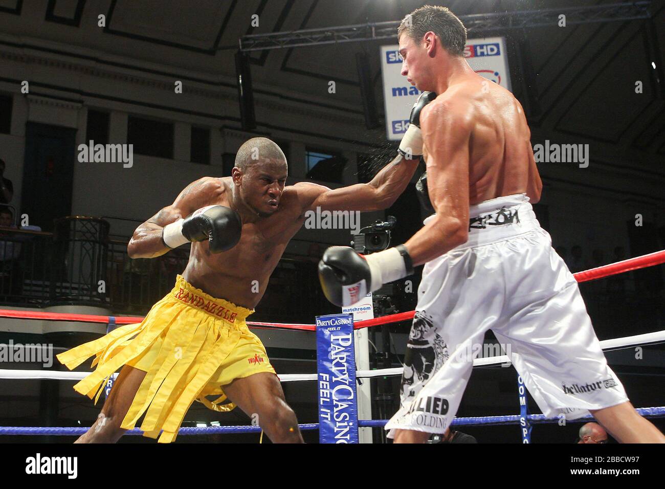Prince Arron (white shorts) defeats Tony Randell in a Light ...