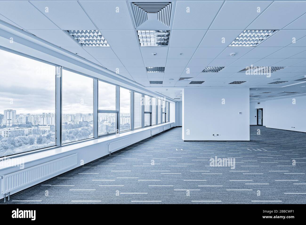 Interior of the new empty office building Stock Photo - Alamy
