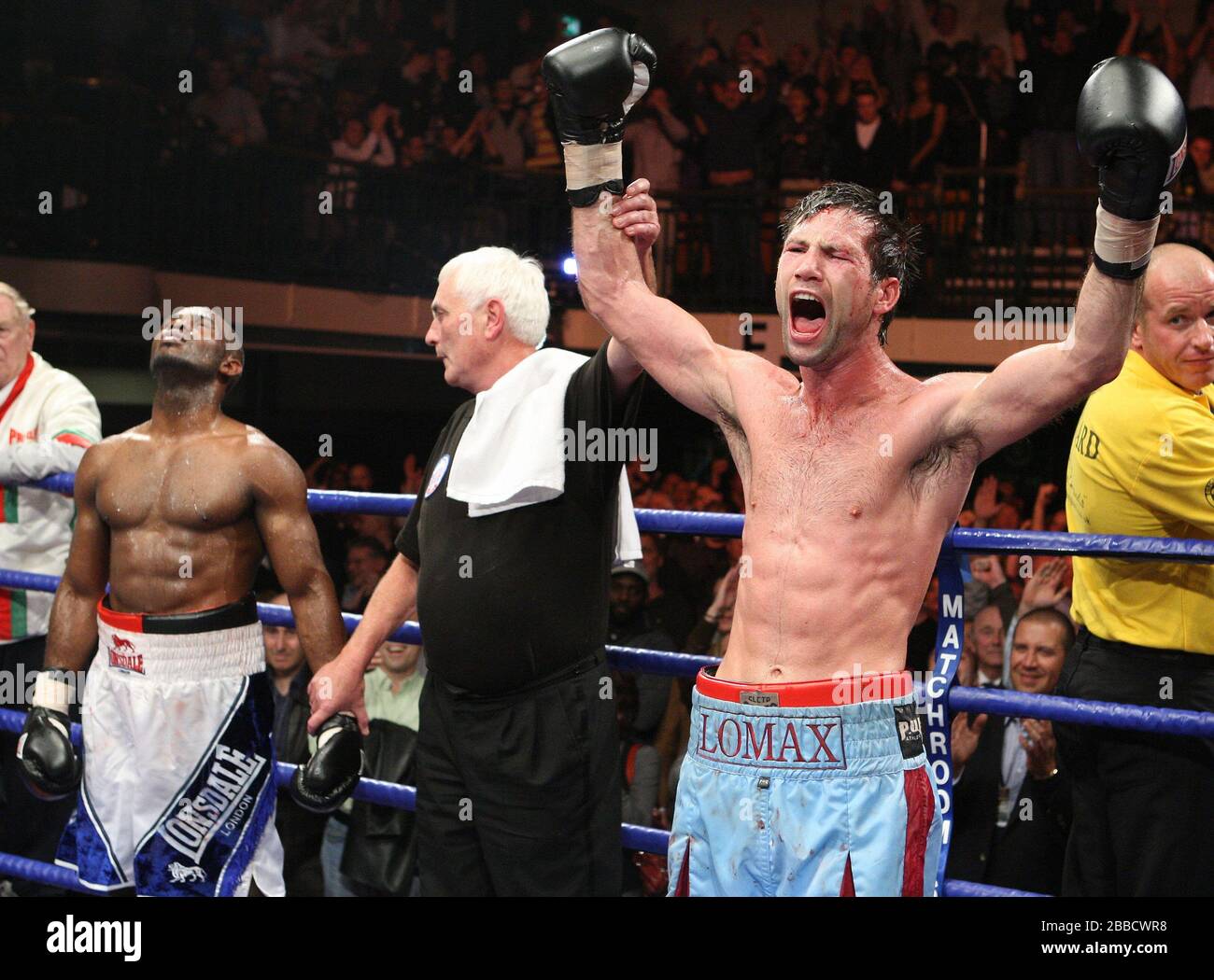 Final: Michael Lomax (light blue shorts) defeats Ted Bami (white shorts ...