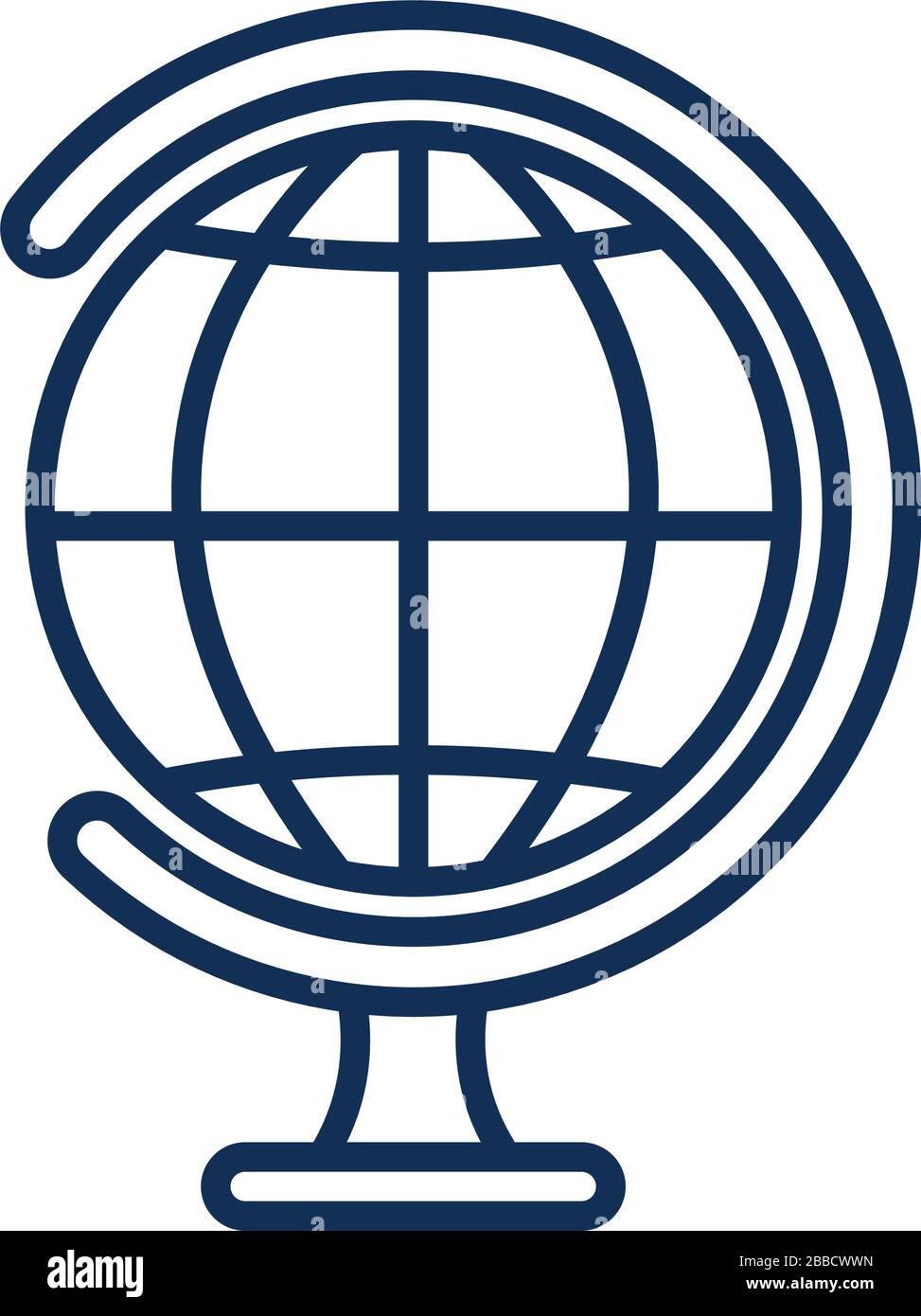 geography tool icon over white background, line style, vector ...