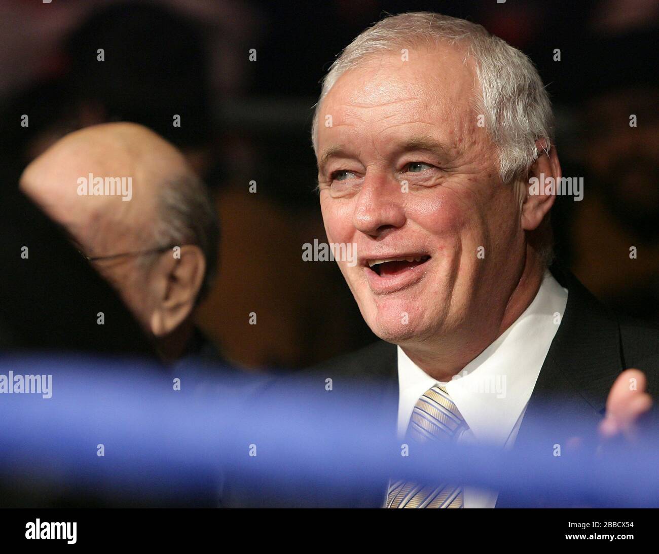 Boxing promoter Barry Hearn pictured ringside at Goresbrook Leisure ...