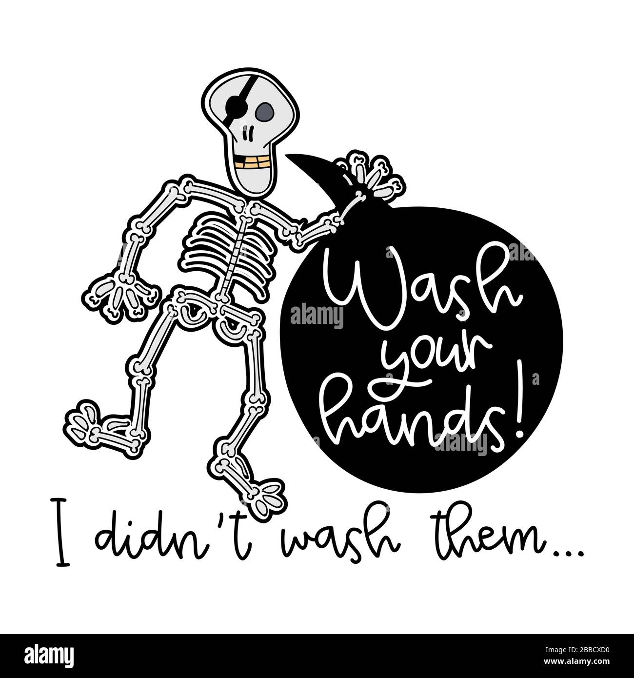 Funny Washing Hands Poster