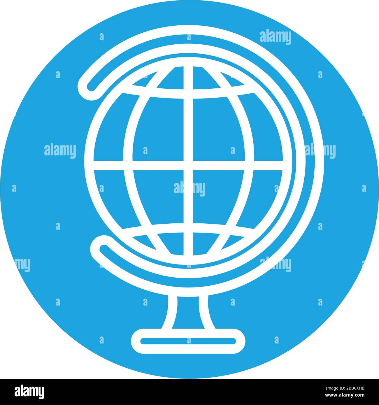 geography tool icon over white background, line block style, vector ...