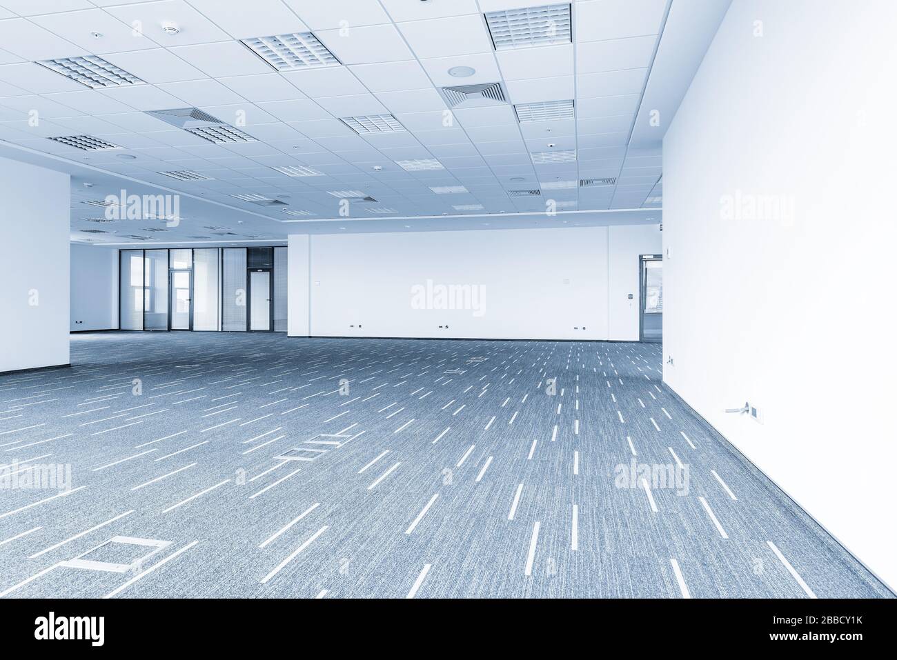 Interior of the new empty office building Stock Photo - Alamy