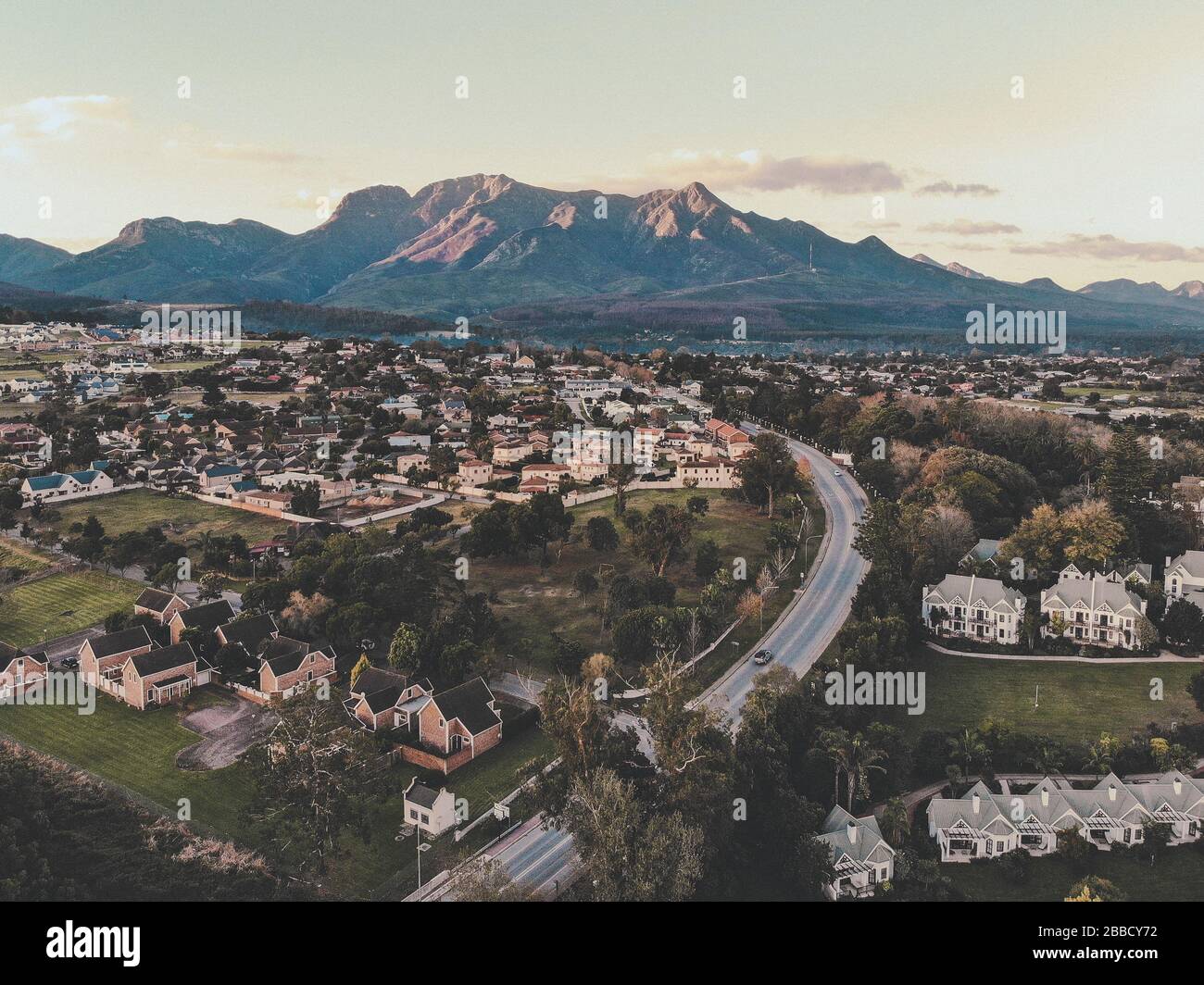 Aerial View over George, South Africa Stock Photo - Alamy Aerial View over George, South Africa Stock Photo - Alamy