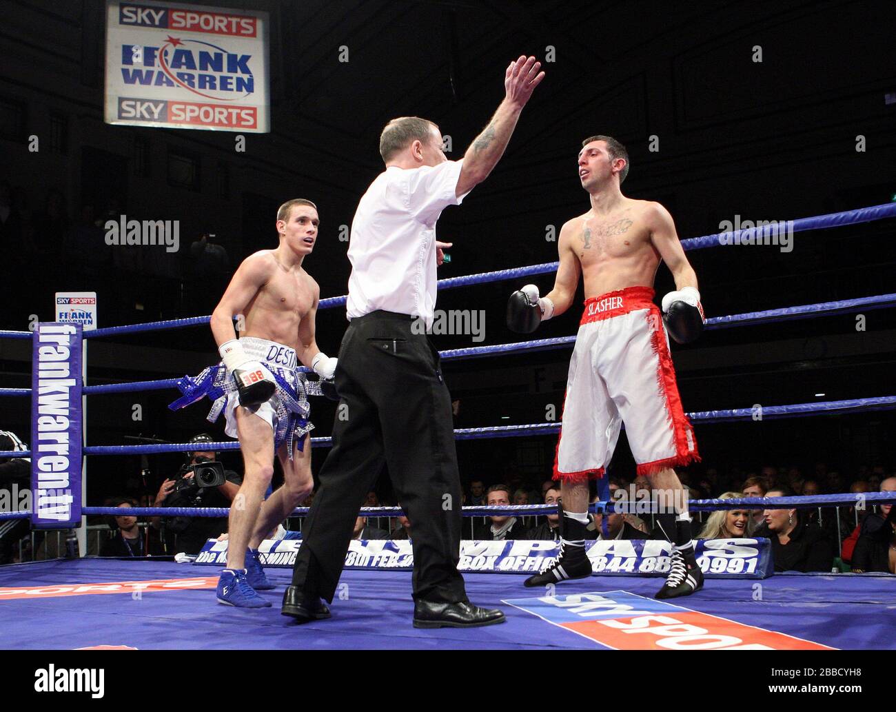 Liam Walsh (Cromer, blue/silver shorts) defeats Robin Deakin (Crawley ...