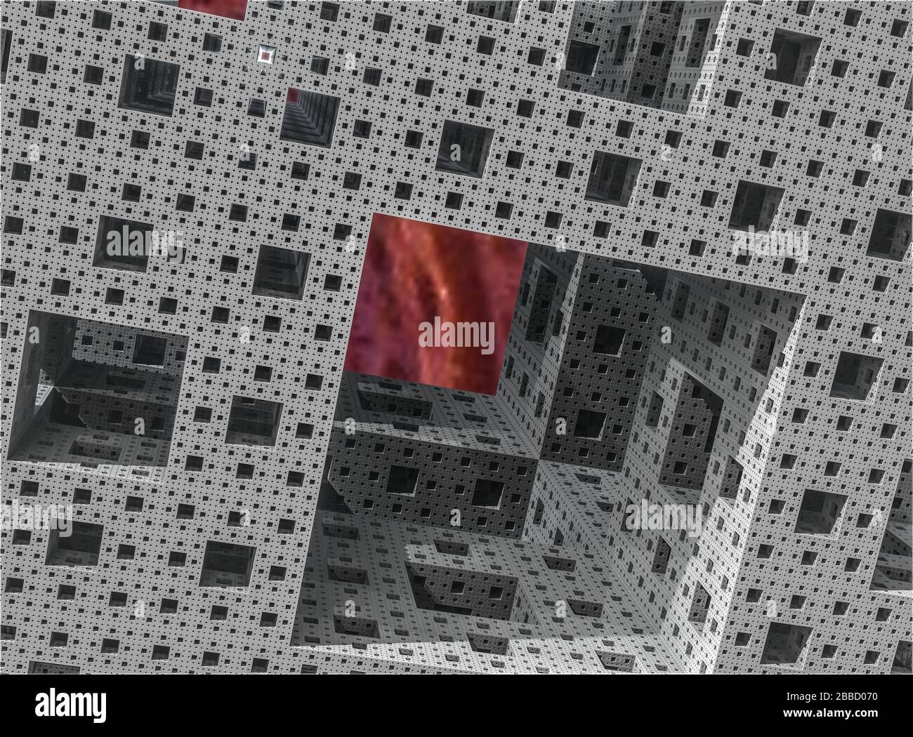 Pictures of three-dimensional fractals Stock Photo - Alamy
