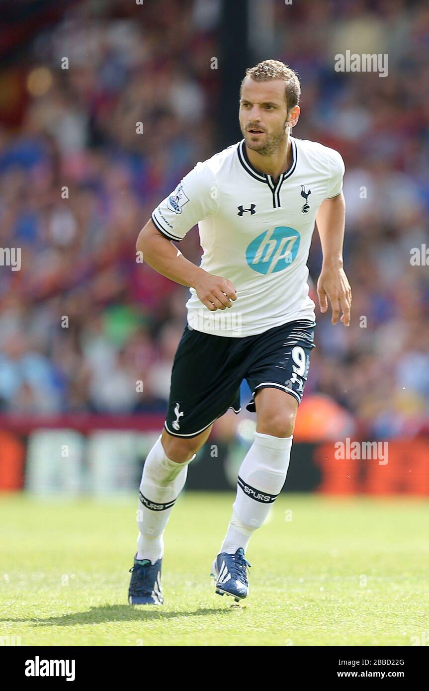 Roberto Soldado, Tottenham Hotspur Stock Photo - Alamy