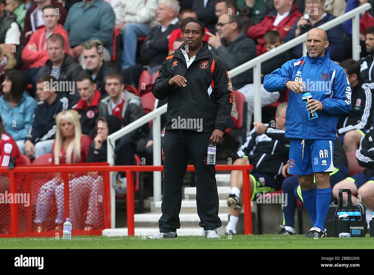 Blackpool manager Paul Ince on the touchline Stock Photo - Alamy