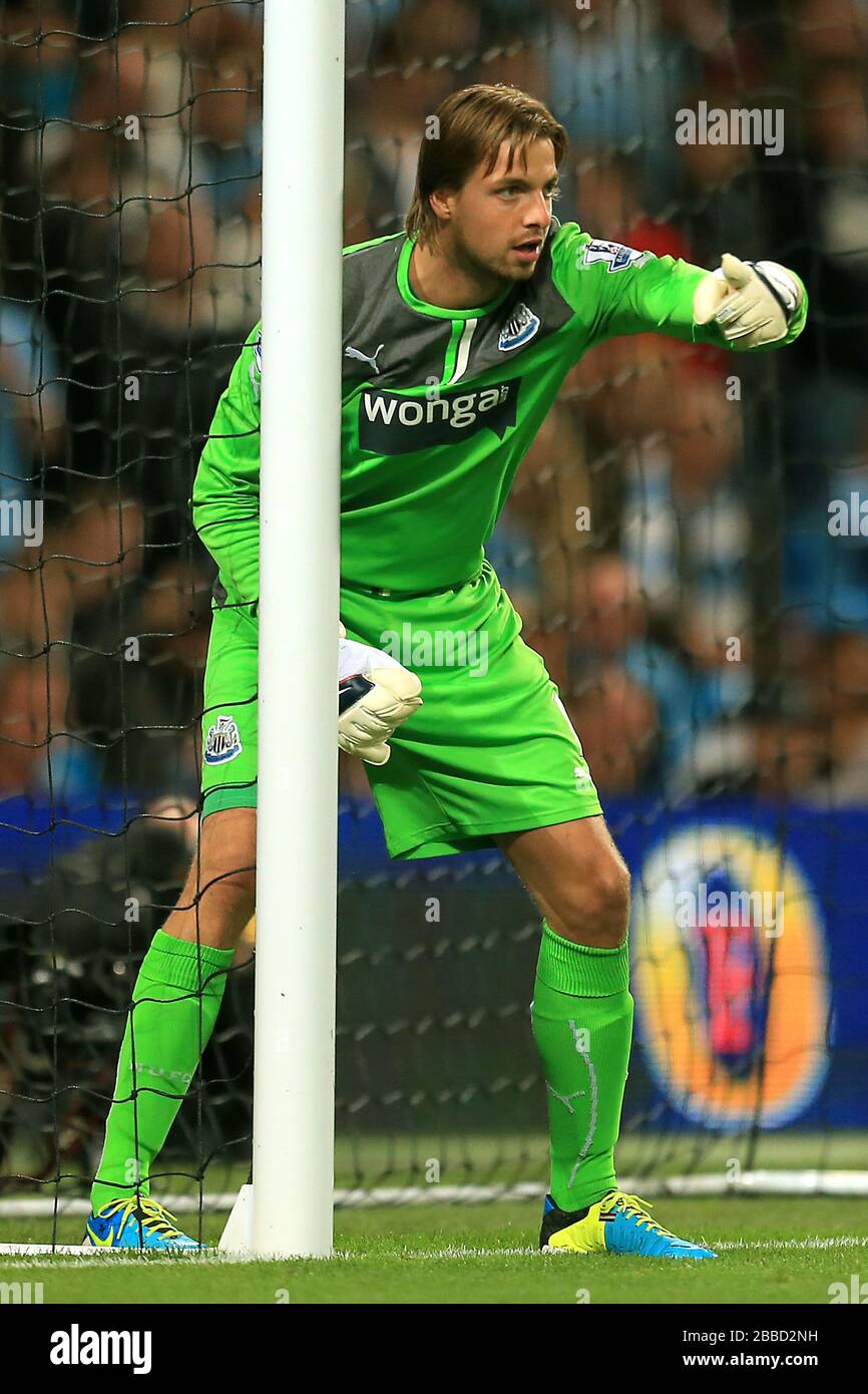 Newcastle United goalkeeper Tim Krul Stock Photo - Alamy