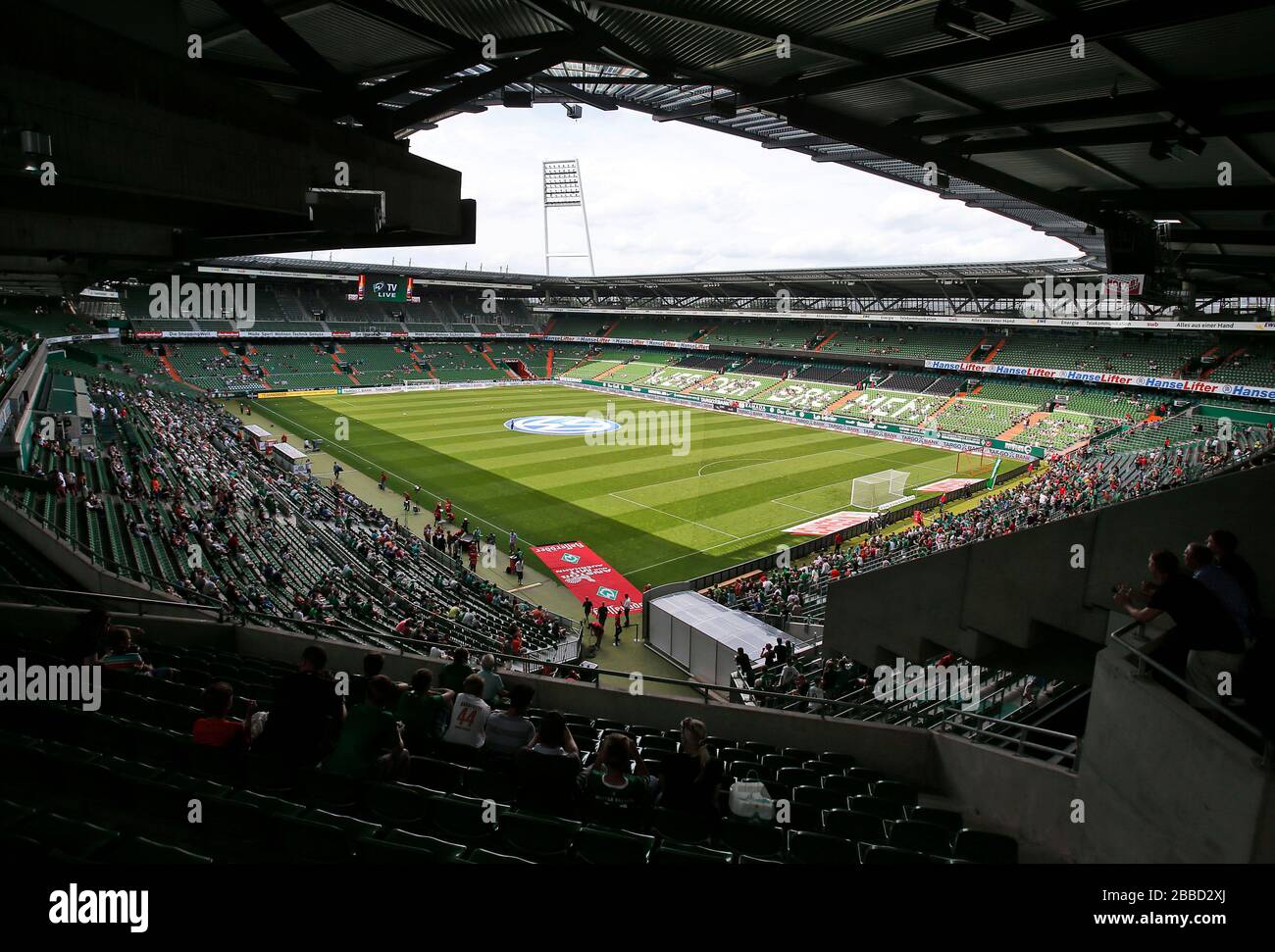 General view of the weserstadion in bremen hi-res stock photography and ...