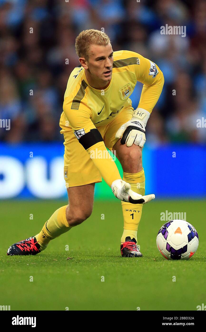 Manchester City goalkeeper Joe Hart Stock Photo - Alamy