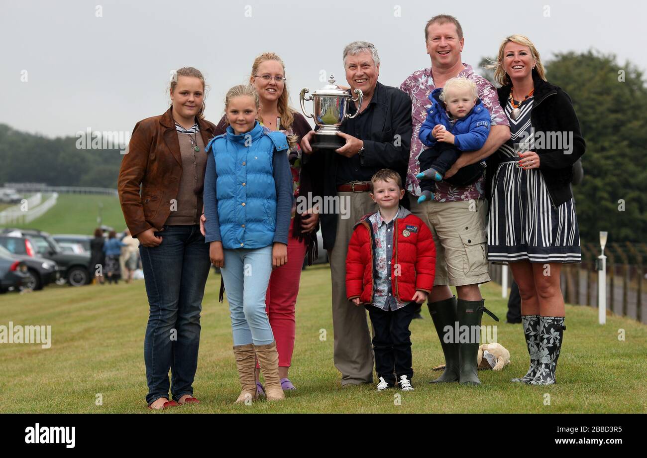 Chris Cater from Maldon in Essex holds The Chesterfield Cup, won in ...