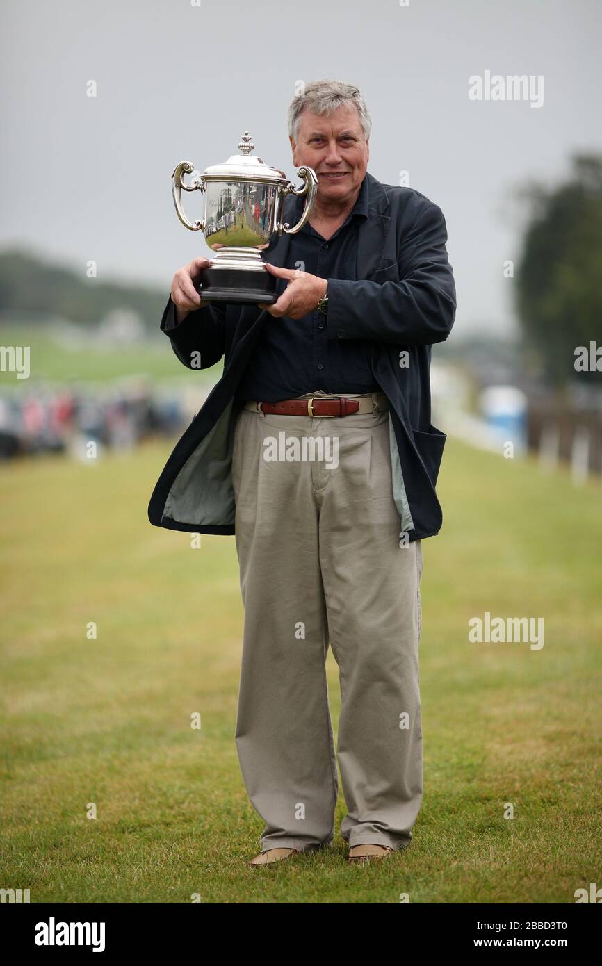 Chris Cater from Maldon in Essex holds The Chesterfield Cup, won in ...