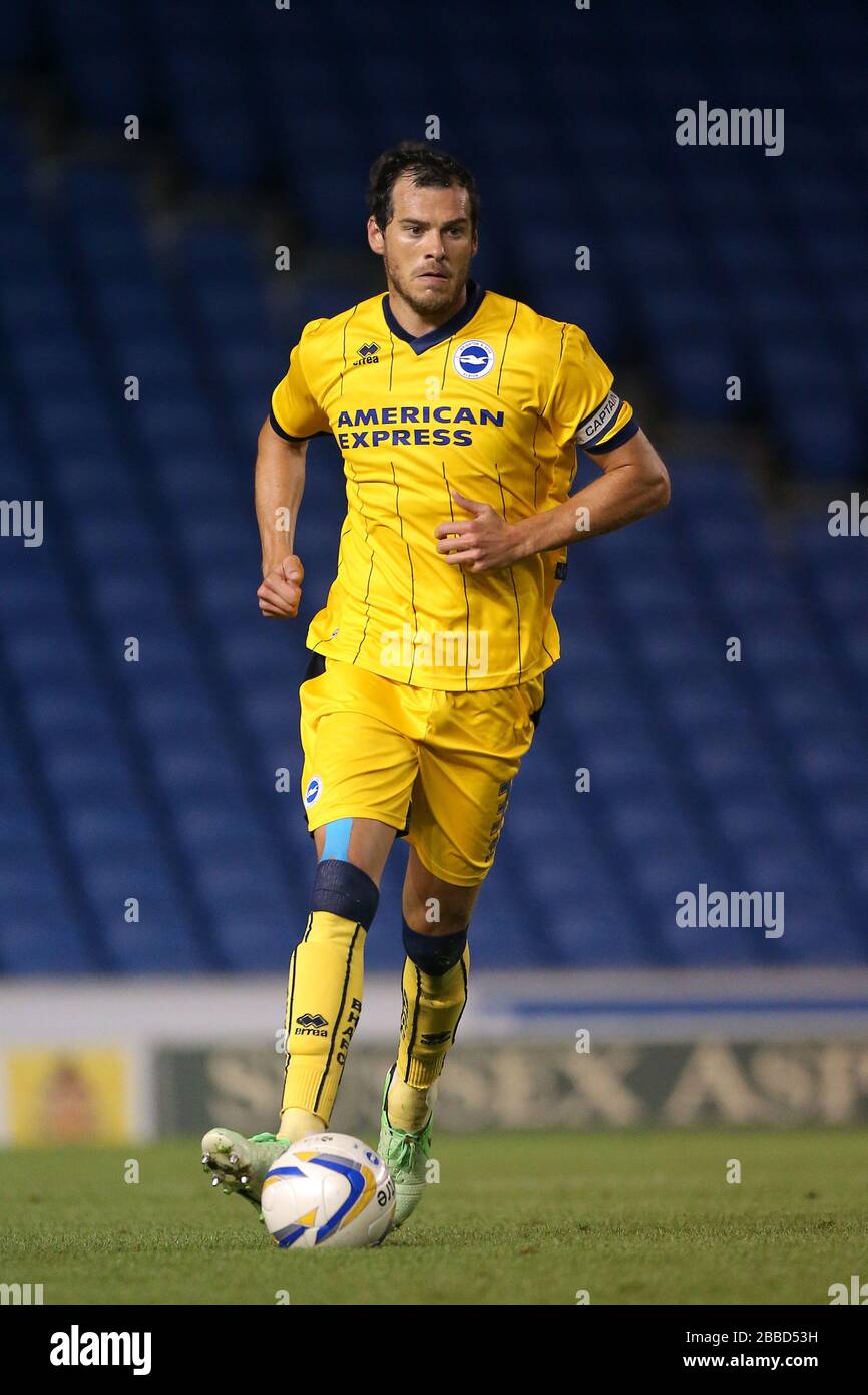 Gordon Greer, Brighton and Hove Albion Stock Photo - Alamy