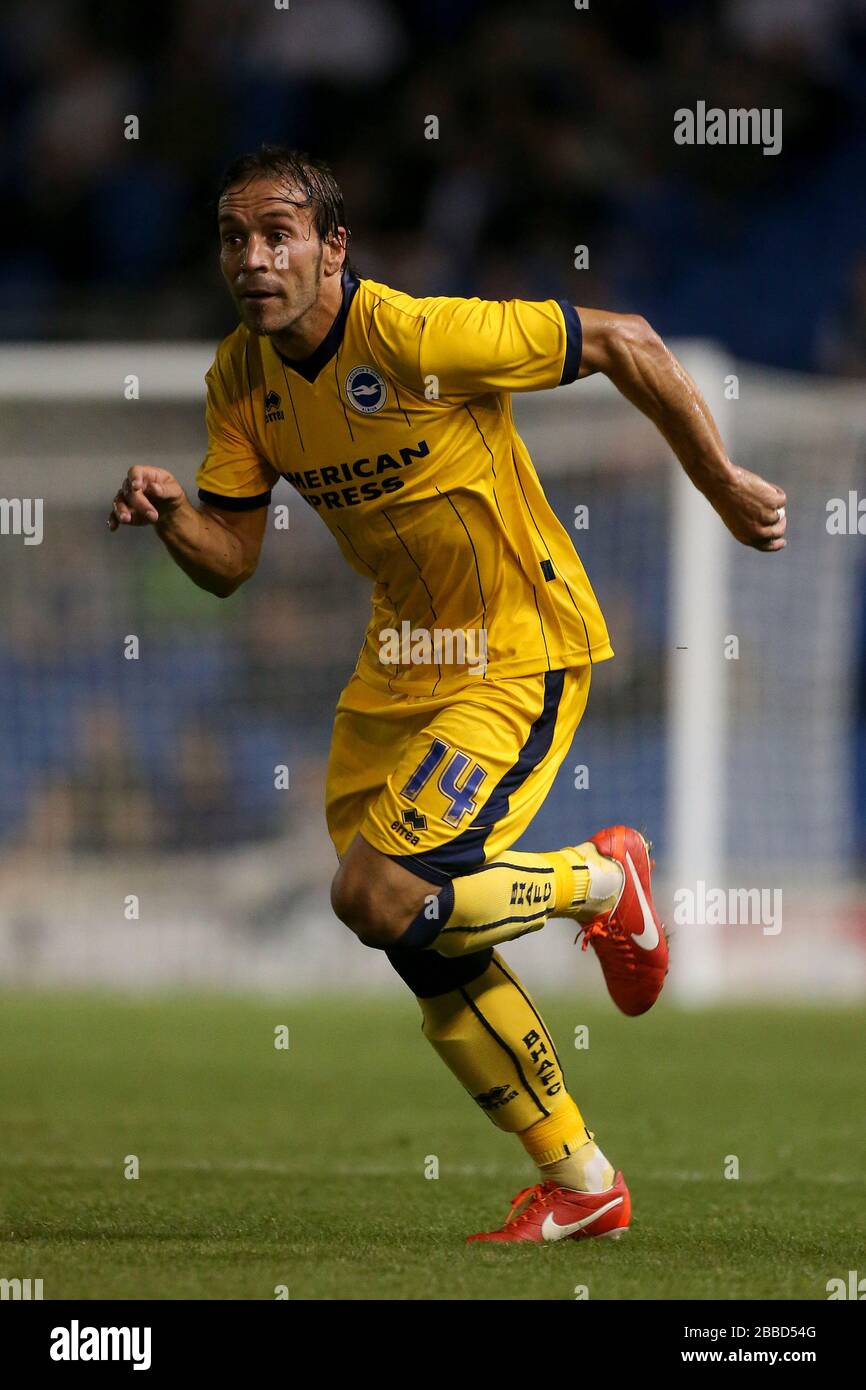 Inigo Calderon, Brighton and Hove Albion Stock Photo - Alamy