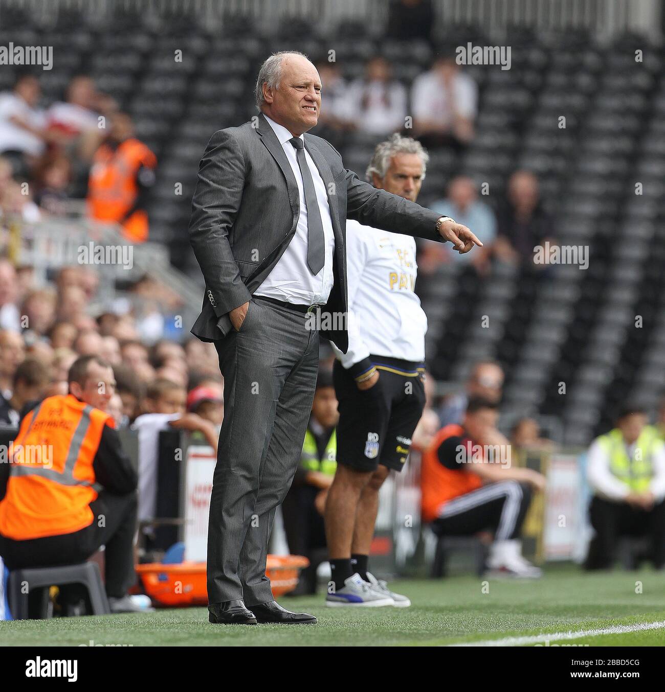 Fulham's manager Martin Jol Stock Photo - Alamy