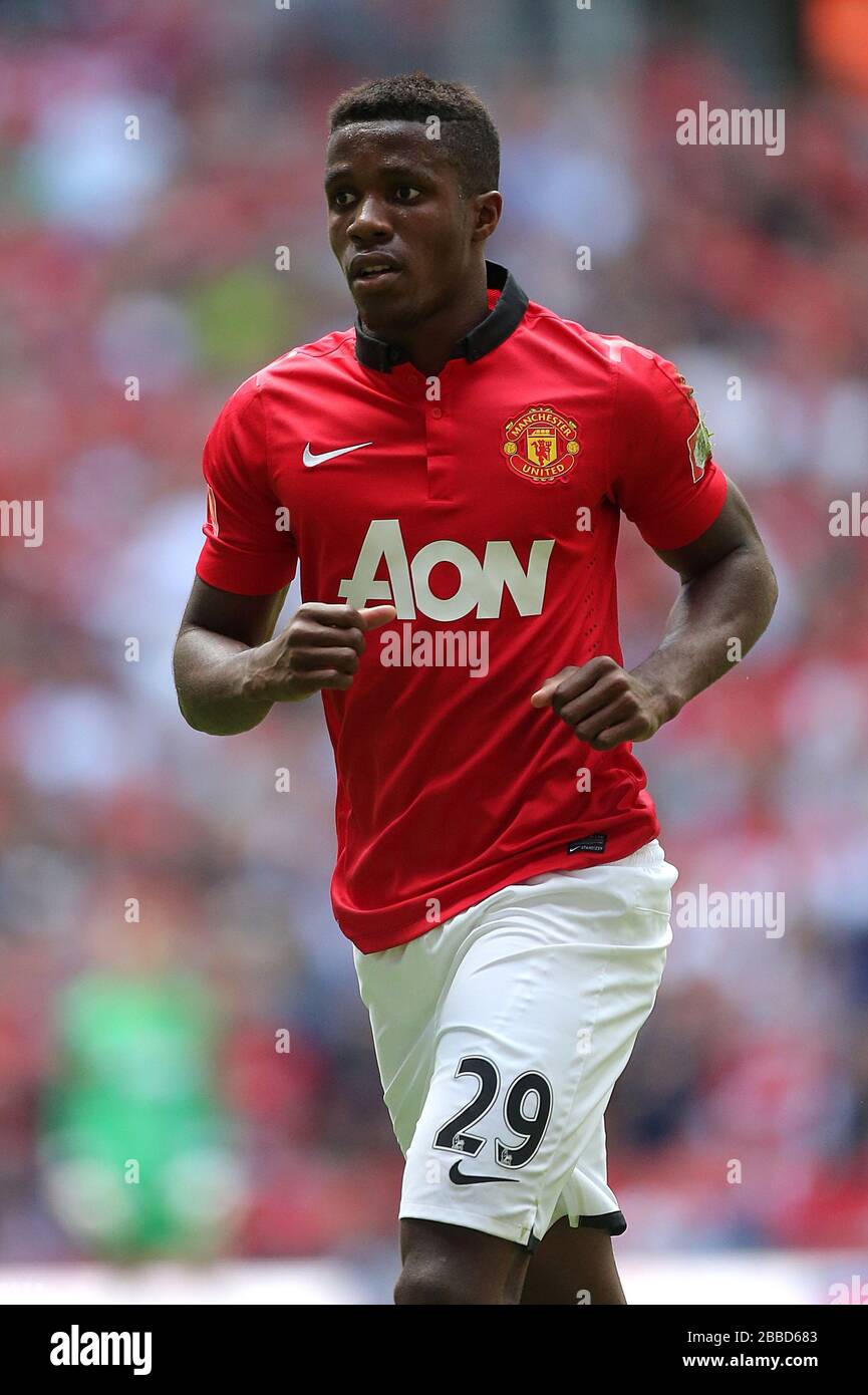 Wilfried Zaha, Manchester United Stock Photo - Alamy