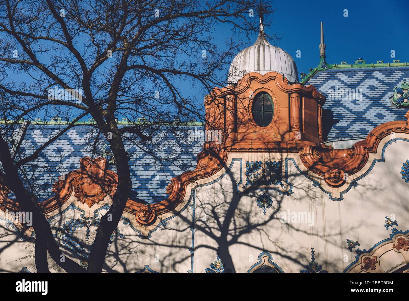 Art Nouveau Raichle Palace Tower in Subotica Stock Photo - Alamy