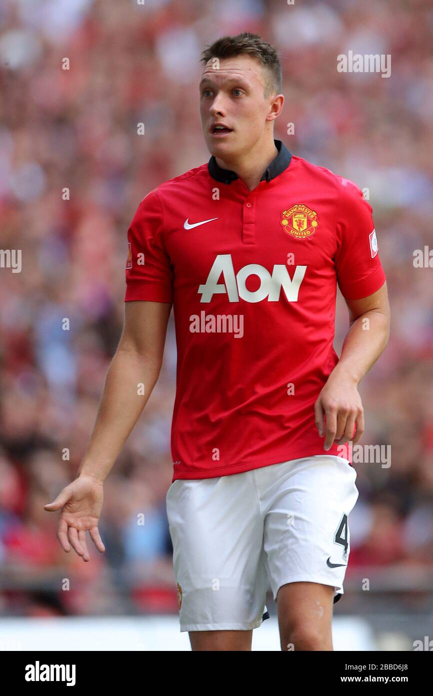 Phil Jones, Manchester United Stock Photo - Alamy