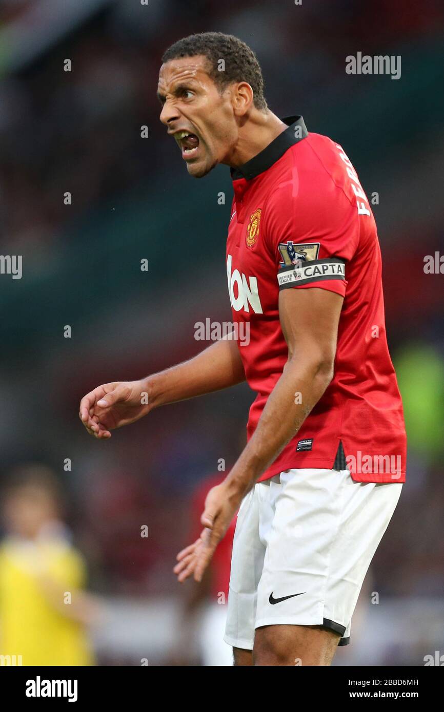 Rio Ferdinand, Manchester United Stock Photo - Alamy