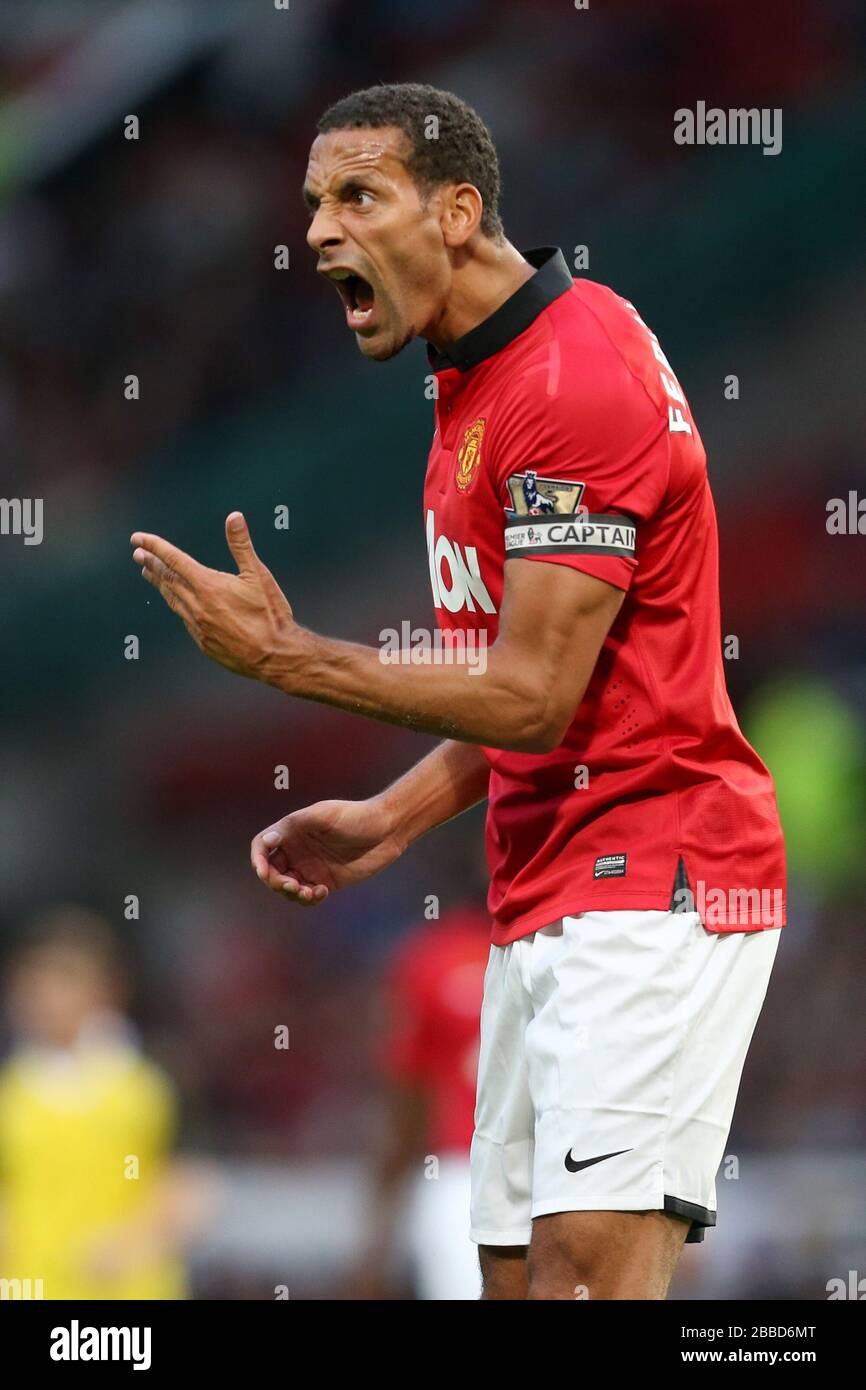 Rio Ferdinand, Manchester United Stock Photo - Alamy