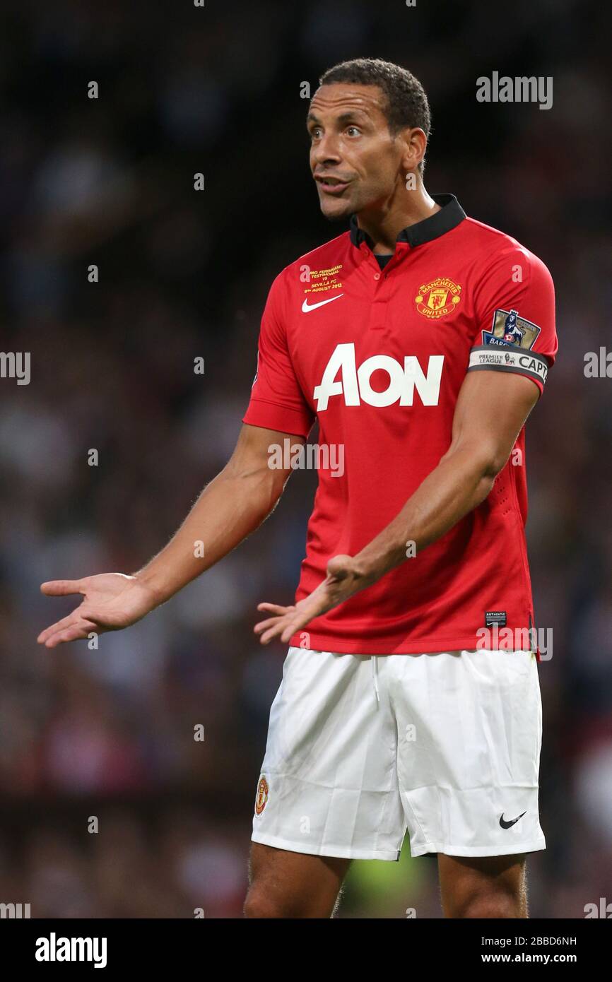 Rio Ferdinand, Manchester United Stock Photo - Alamy