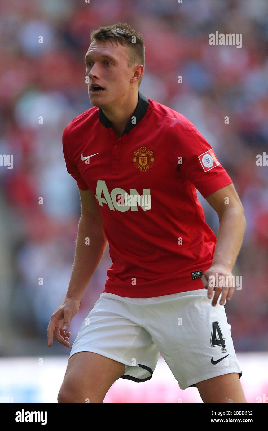 Phil Jones, Manchester United Stock Photo - Alamy