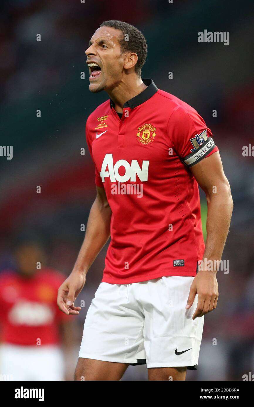 Rio Ferdinand, Manchester United Stock Photo - Alamy