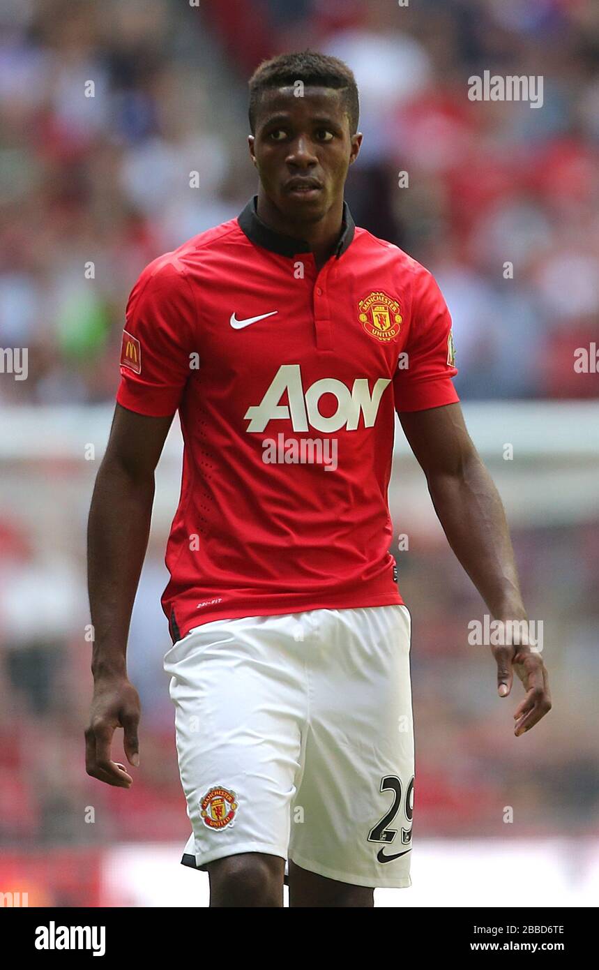 Wilfried Zaha, Manchester United Stock Photo - Alamy