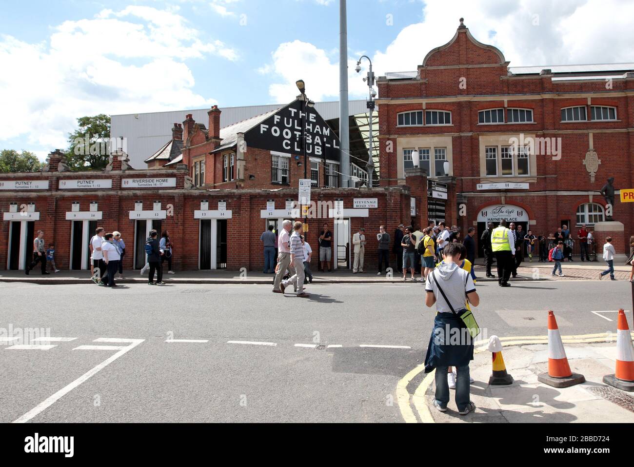 A general view of Craven Cottage Stock Photo - Alamy