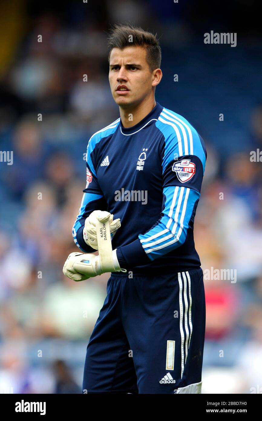 Nottingham Forest goalkeeper Karl Darlow Stock Photo - Alamy