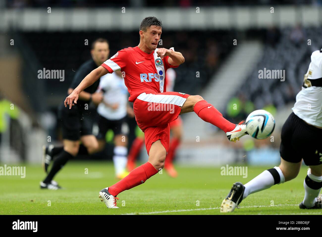 Blackburn Rovers' Jason Lowe in action Stock Photo - Alamy