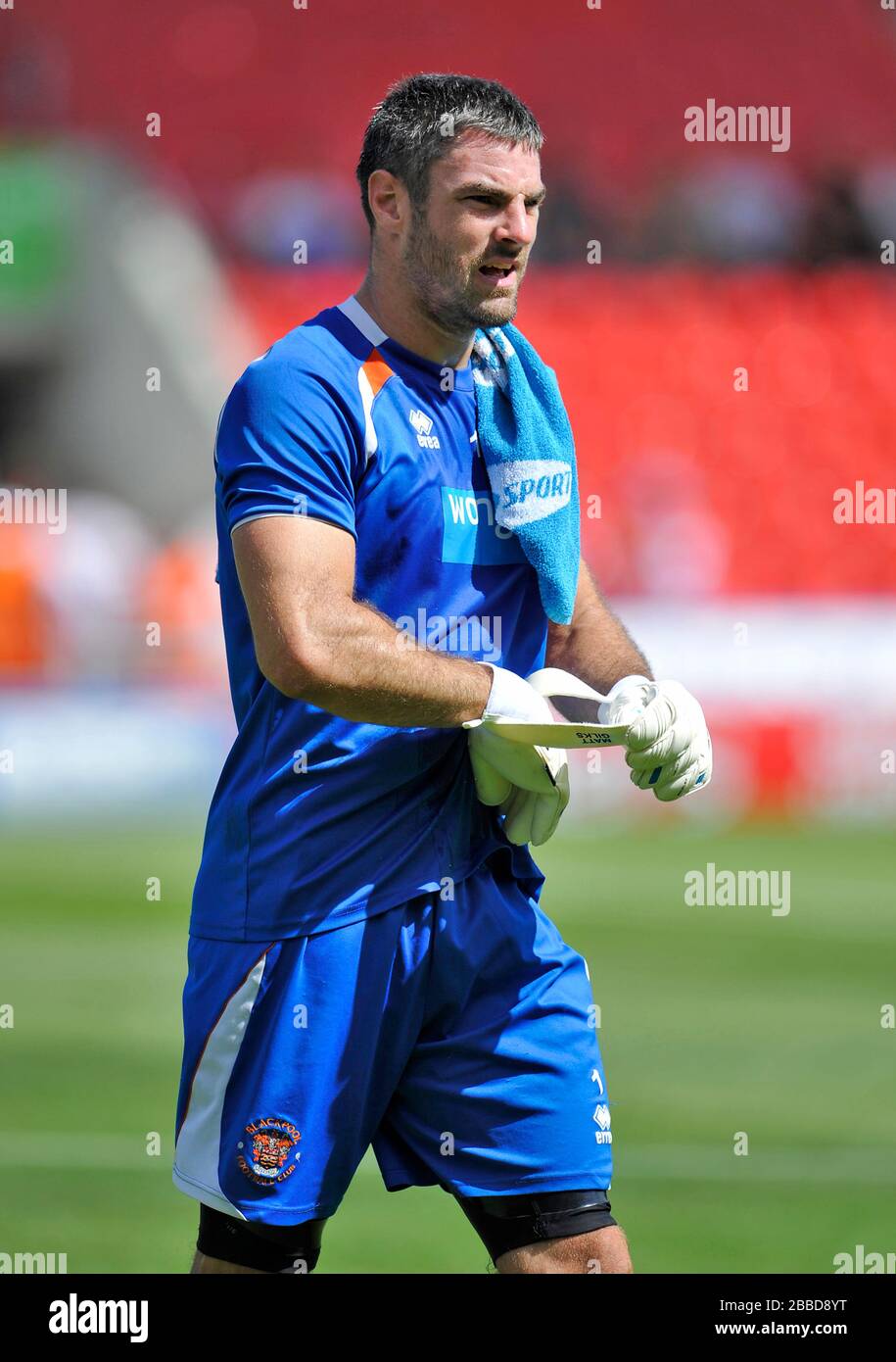 Matt Gilks, Blackpool goalkeeper Stock Photo - Alamy