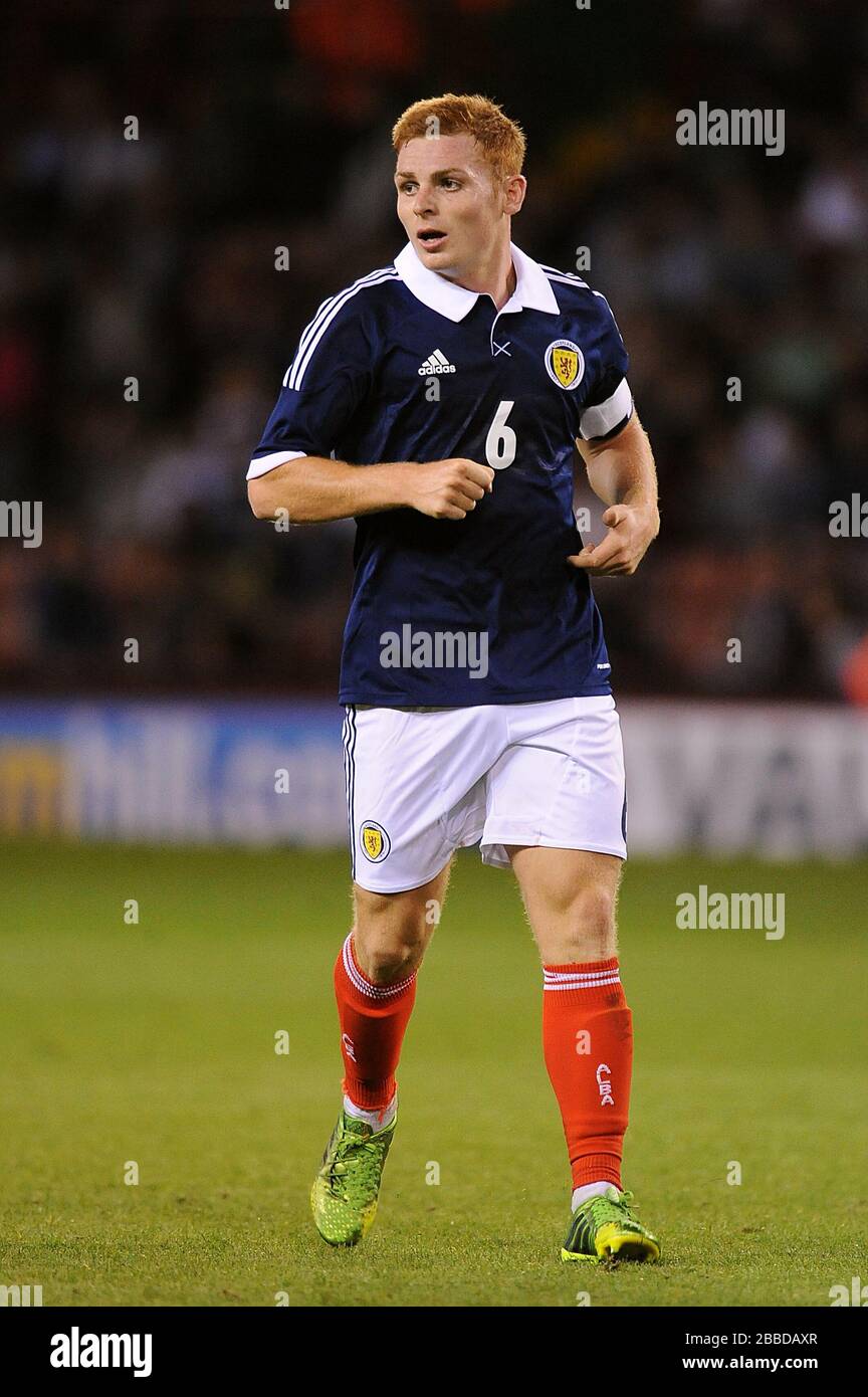 Fraser Fyvie, Scotland Under 21 Stock Photo - Alamy