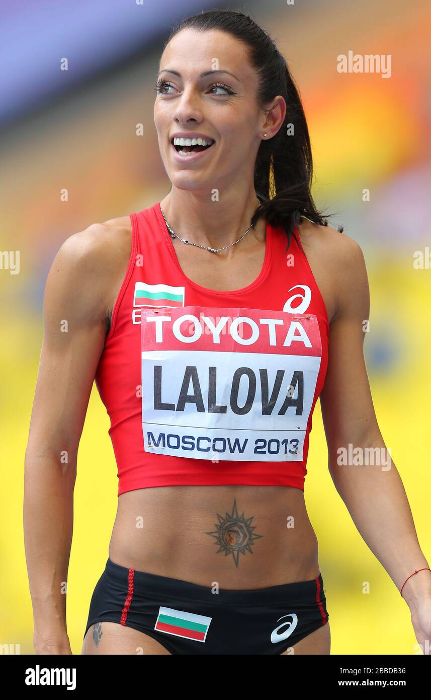 Croatia's Ivet Lalova during her 200metres heat during day six of the ...