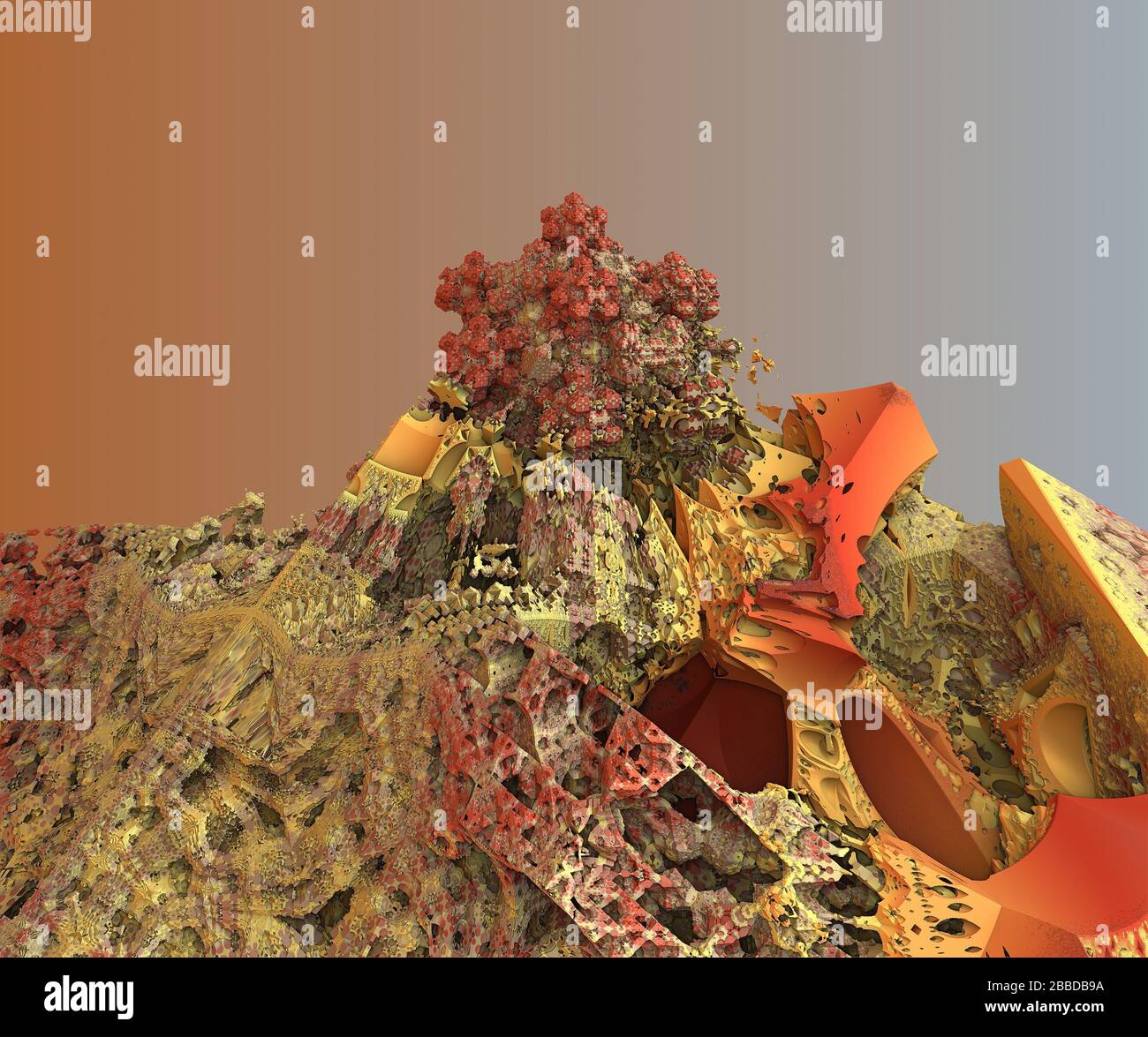 Pictures of three-dimensional fractals Stock Photo - Alamy