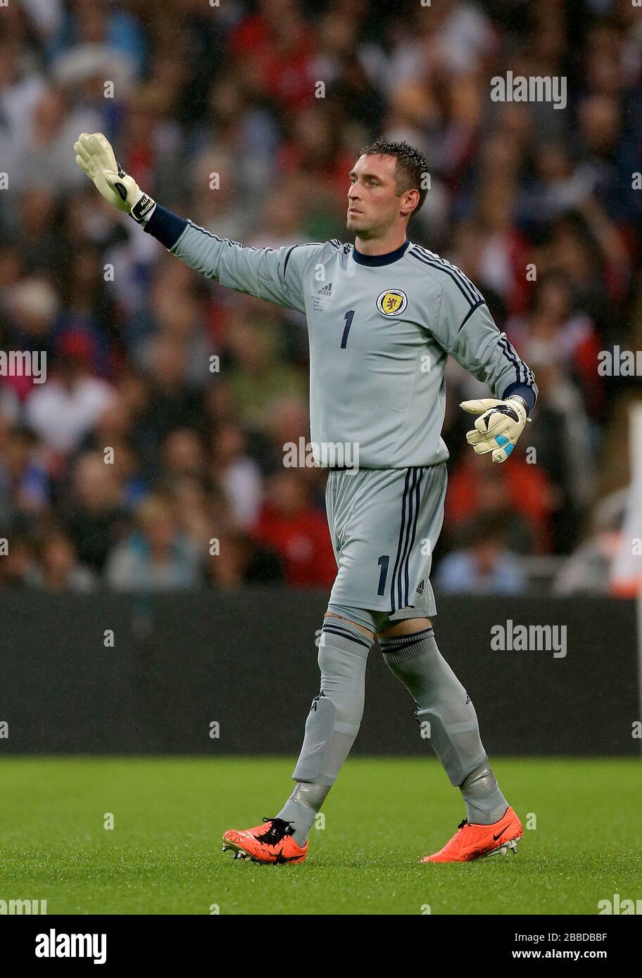 Allan McGregor, Scotland goalkeeper Stock Photo - Alamy