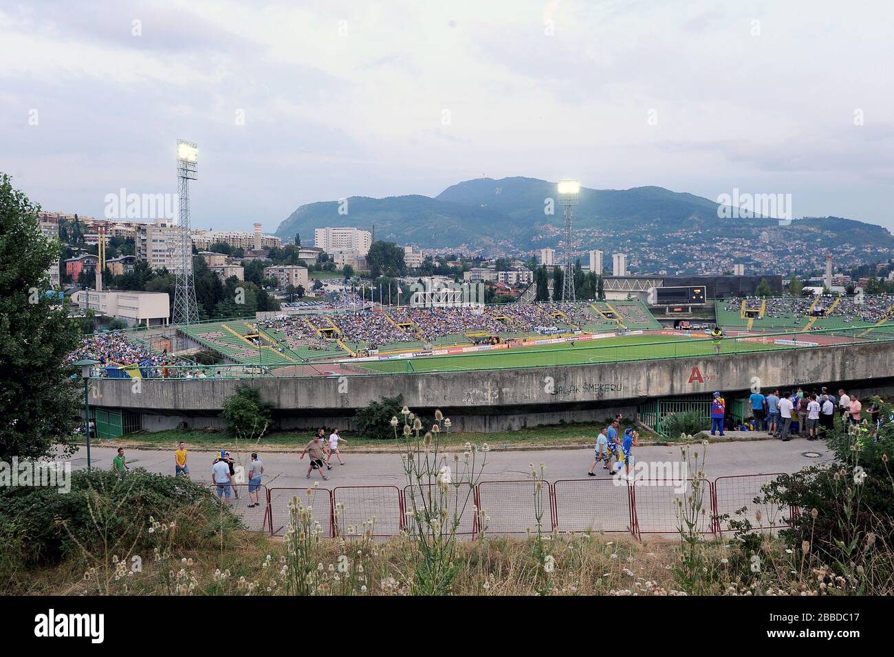 General view of Asim Ferhatovic Hase Stadium Stock Photo - Alamy