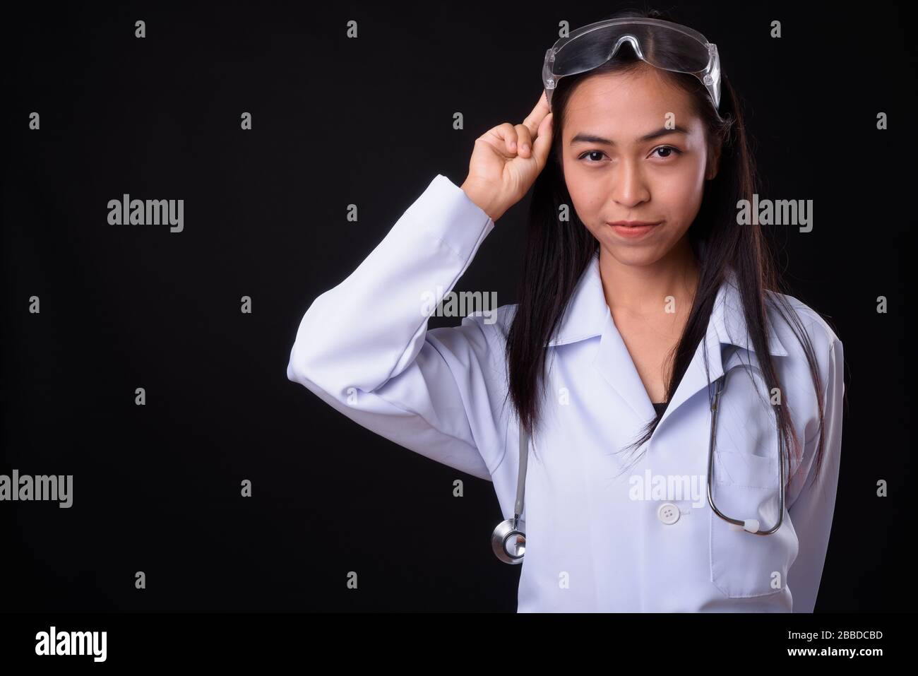 Woman removing her glasses hi-res stock photography and images - Alamy