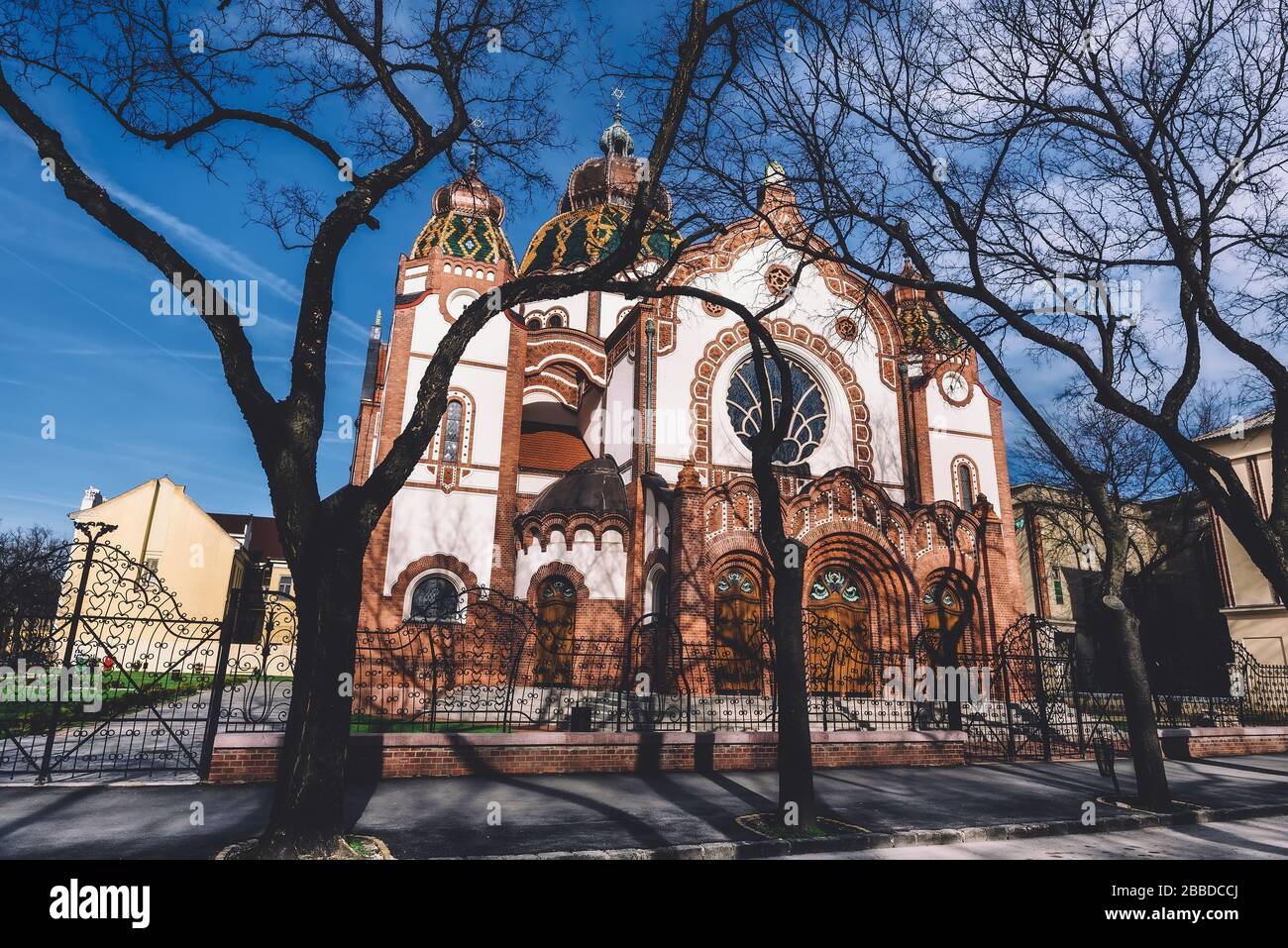 Hungarian Art Nouveau Synagogue in Subotica Stock Photo - Alamy