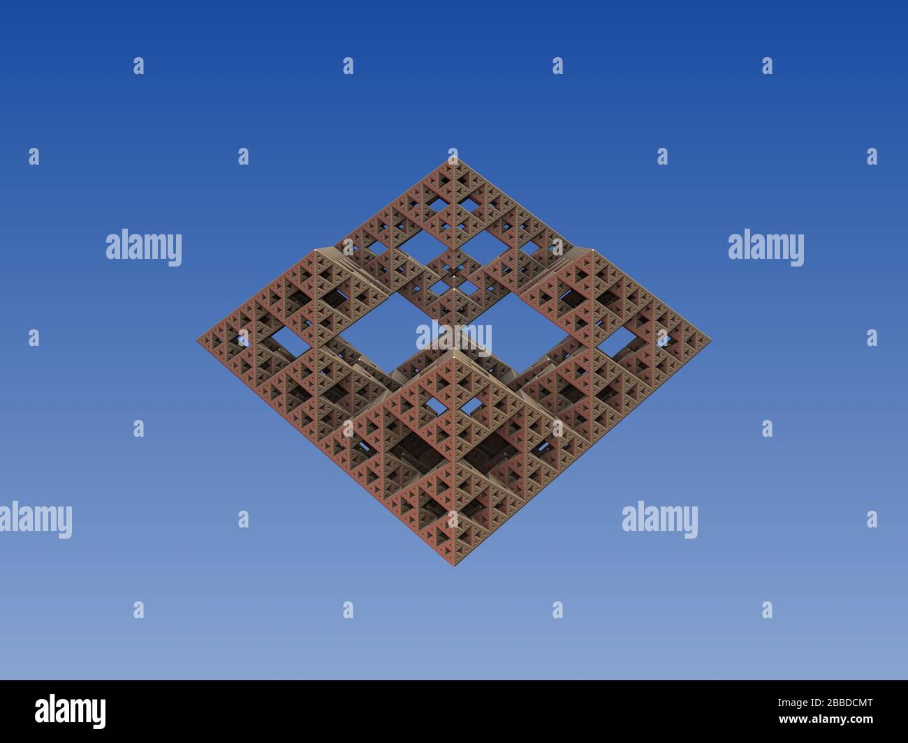 Pictures of three-dimensional fractals Stock Photo - Alamy